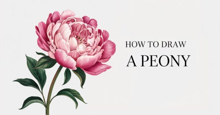How to Draw a Peony: A Step-by-Step Guide