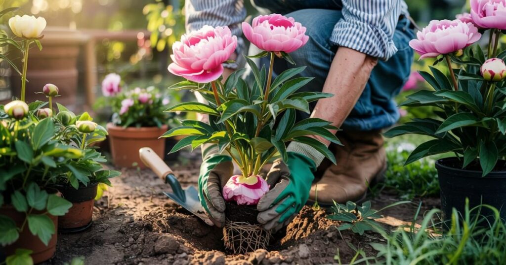 How to Plant Peony Roots?